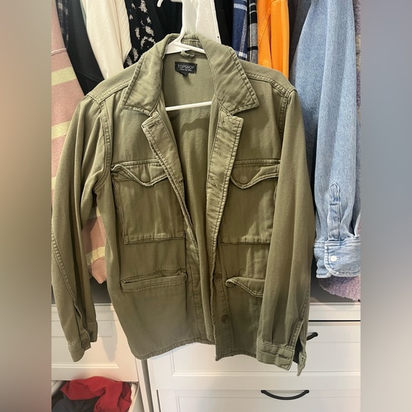 Topshop | Jackets & Coats | Topshop Army Jacket | Poshmark